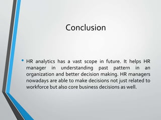 Human resource analytics | PPTX