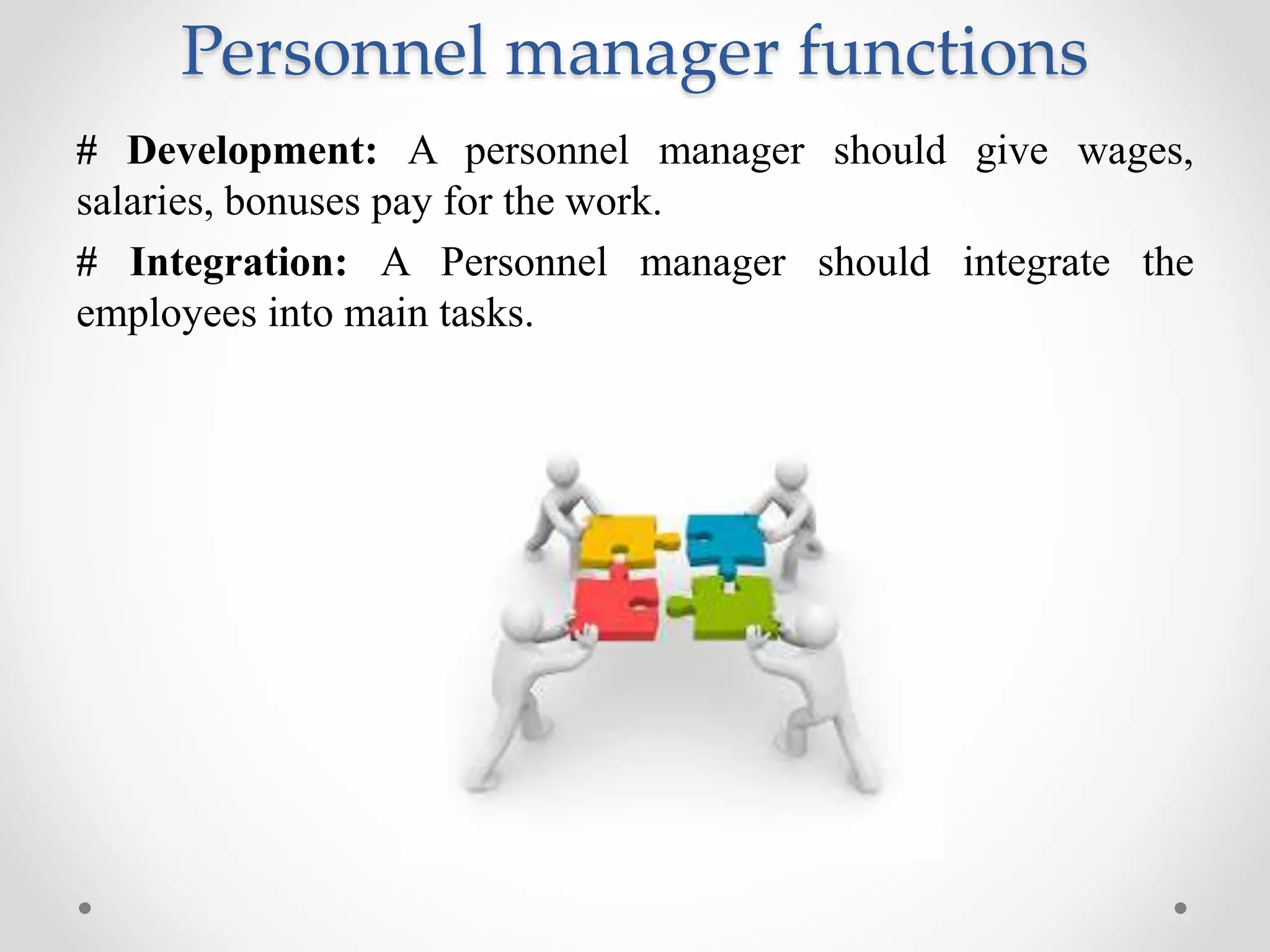 Human resource and Personnel management | PPTX