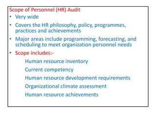 Human resource audit | PPTX