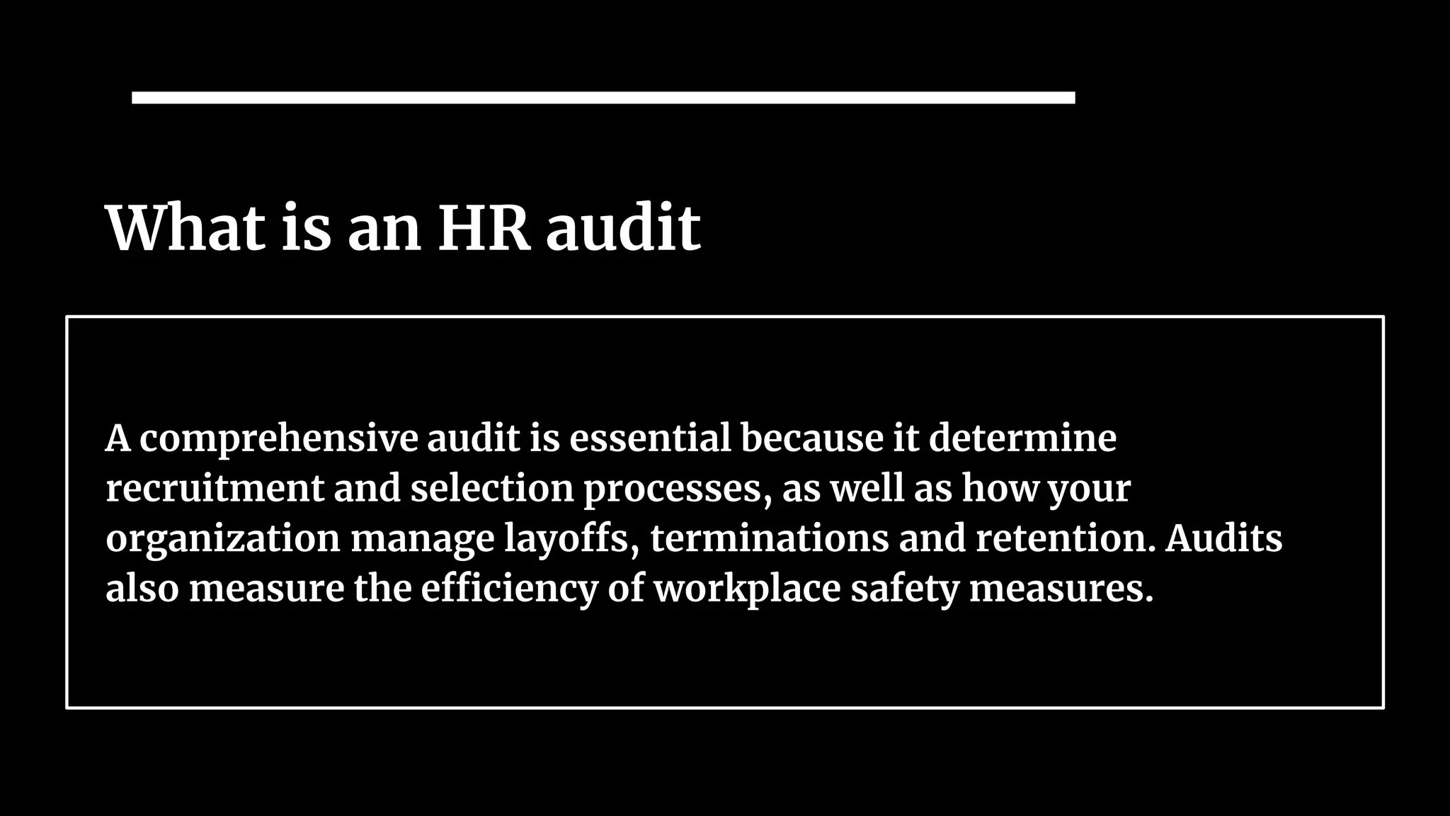 Human Resource Audit | PPTX