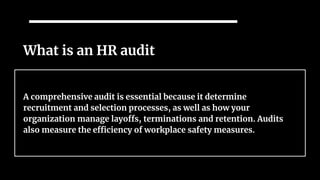 Human Resource Audit | PPTX