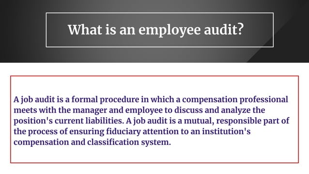 Human Resource Audit | PPT