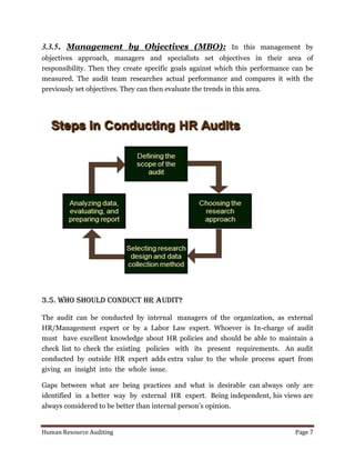 HR Audit with checklist | DOCX