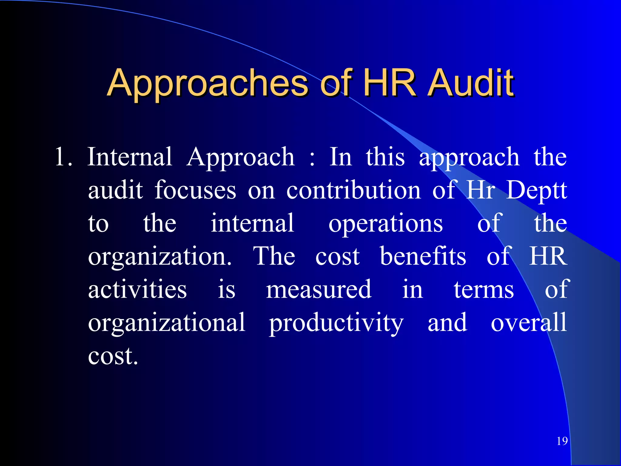 Human resource audits | PPT