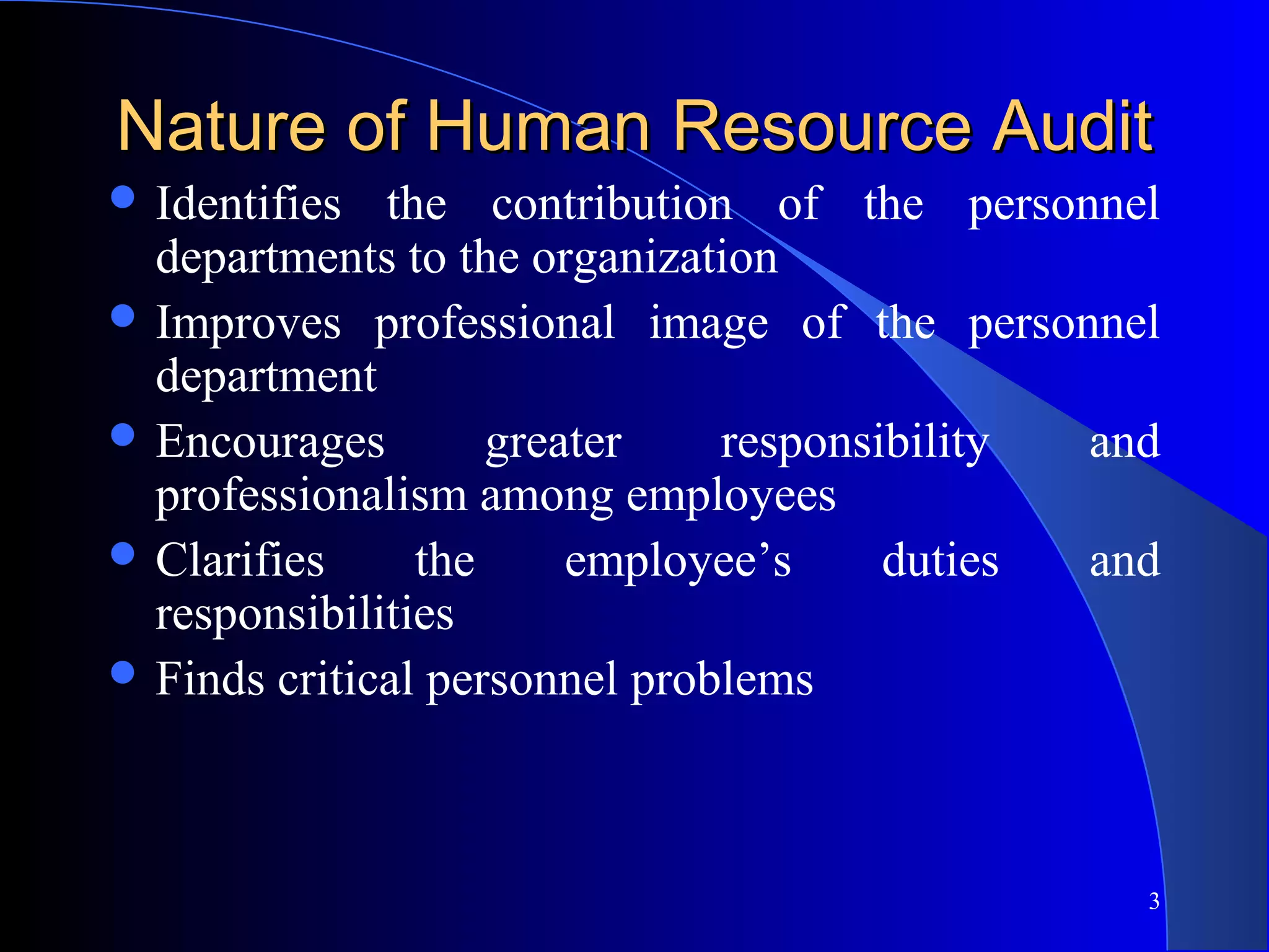 Human resource audits | PPT