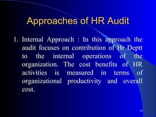 Human resource audits | PPT