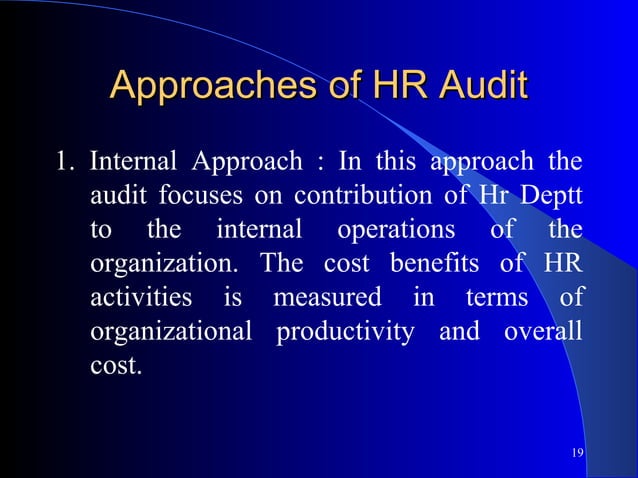 Human resource audits | PPT