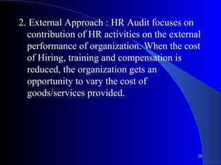 Human resource audits | PPT