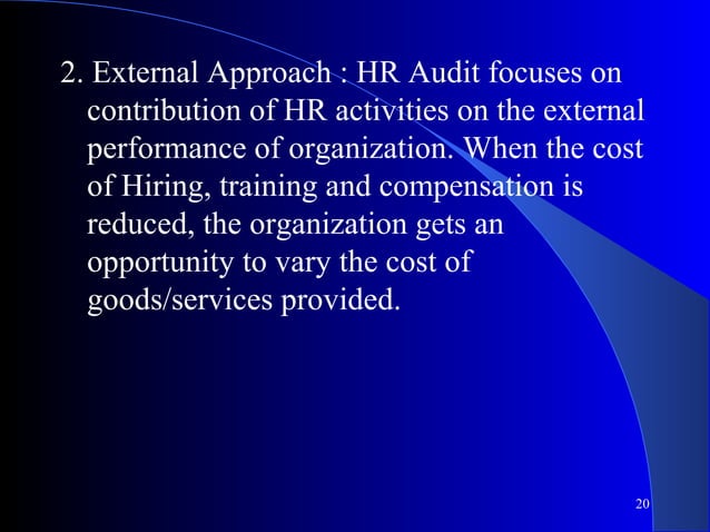 Human resource audits | PPT