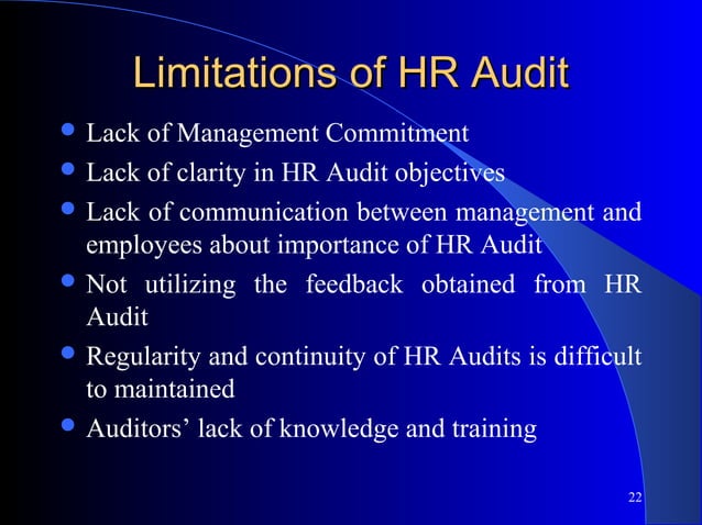 Human resource audits | PPT