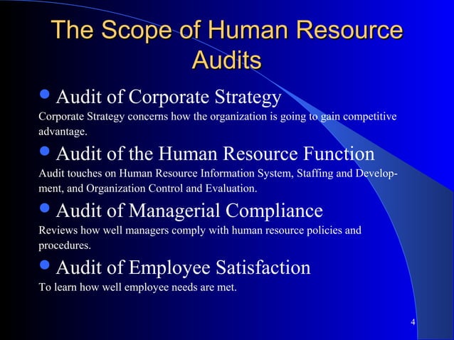 Human resource audits | PPT