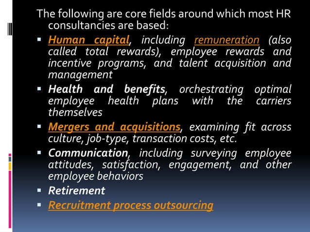 Human Resource BPO.ppt | Management Consulting Industry | Industries