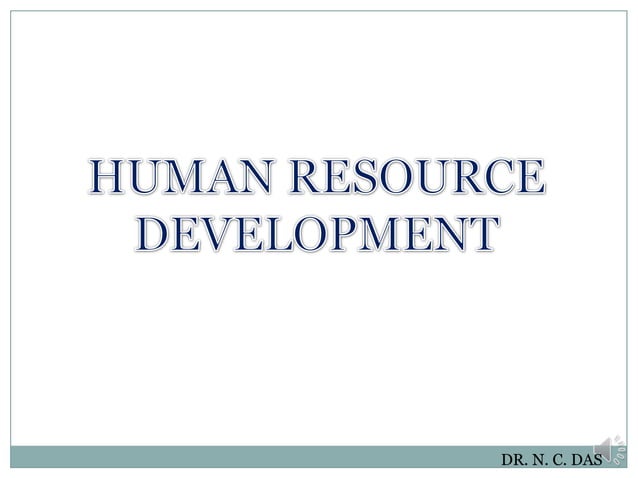 Human resource development | PPT