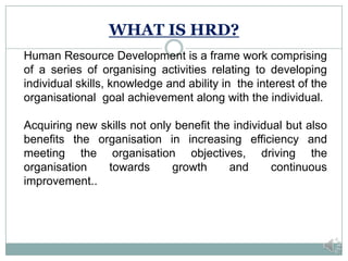 Human resource development | PPTX