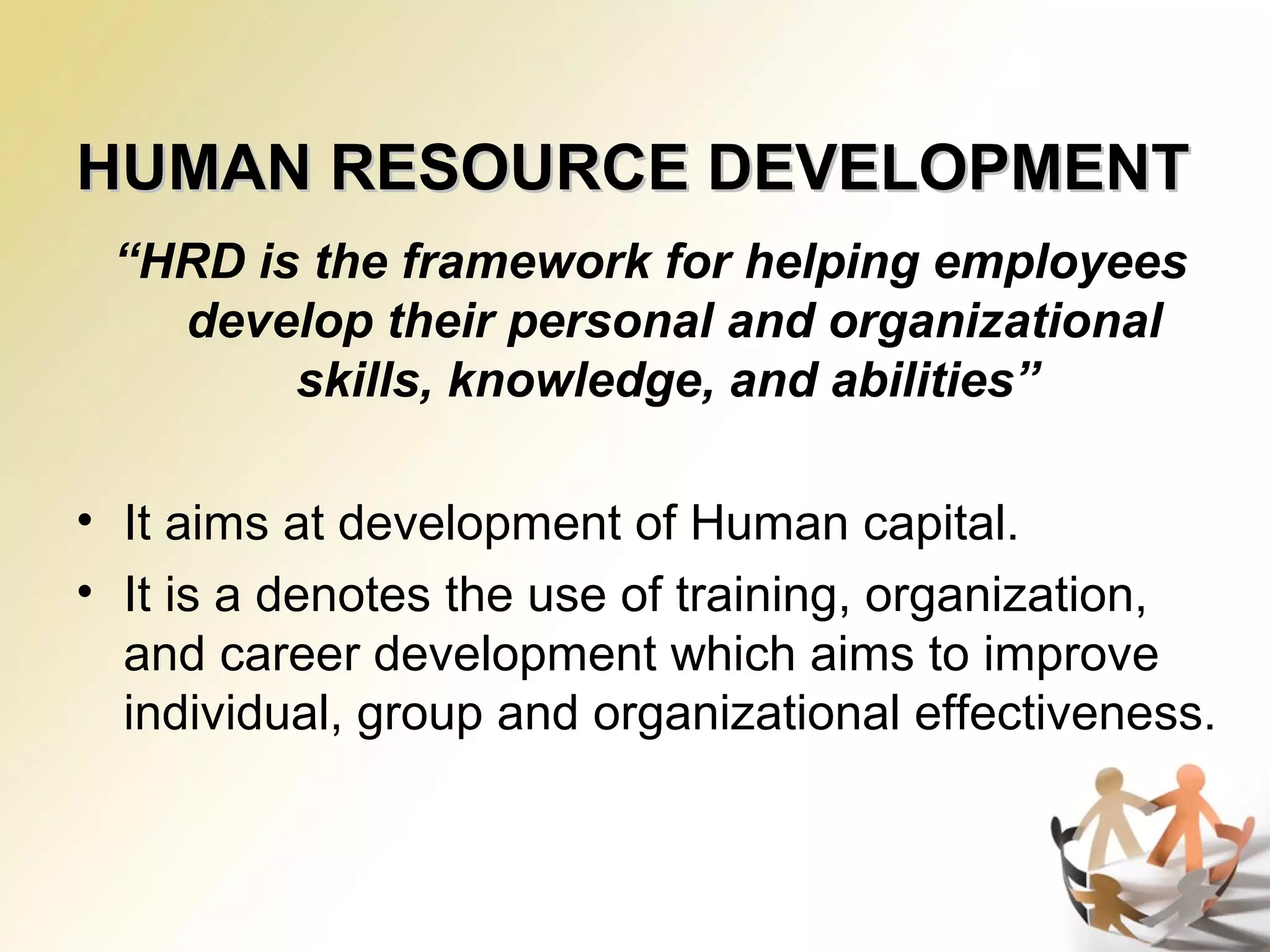 Human resource development | PPT