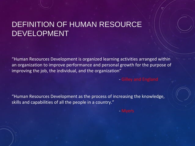 Human resource development | PPT