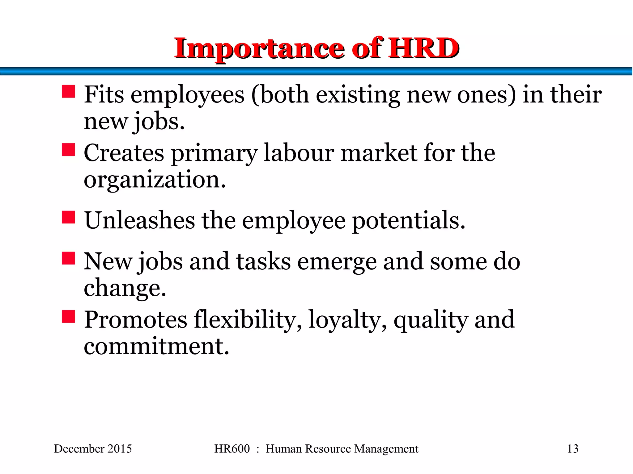 Human Resource Development. | PPT