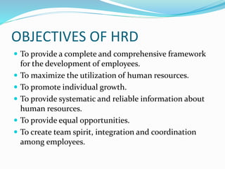 Human resource development | PPTX