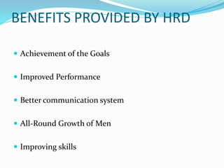 Human resource development | PPTX