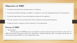 HUMAN RESOURCE DEVELOPMENT.Power point presentation | PPT