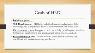 HUMAN RESOURCE DEVELOPMENT.Power point presentation | PPT