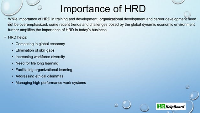 Human Resource Development, HRD Meaning, HRD | PPTX