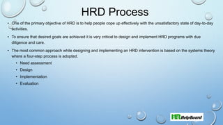 Human Resource Development, HRD Meaning, HRD | PPTX