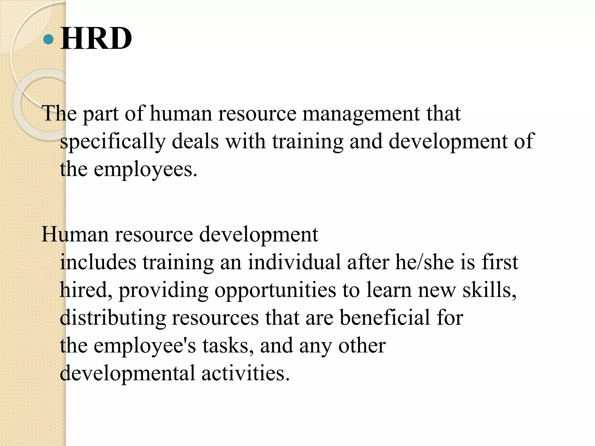 Human resource development | PPTX | Human Resources | Business