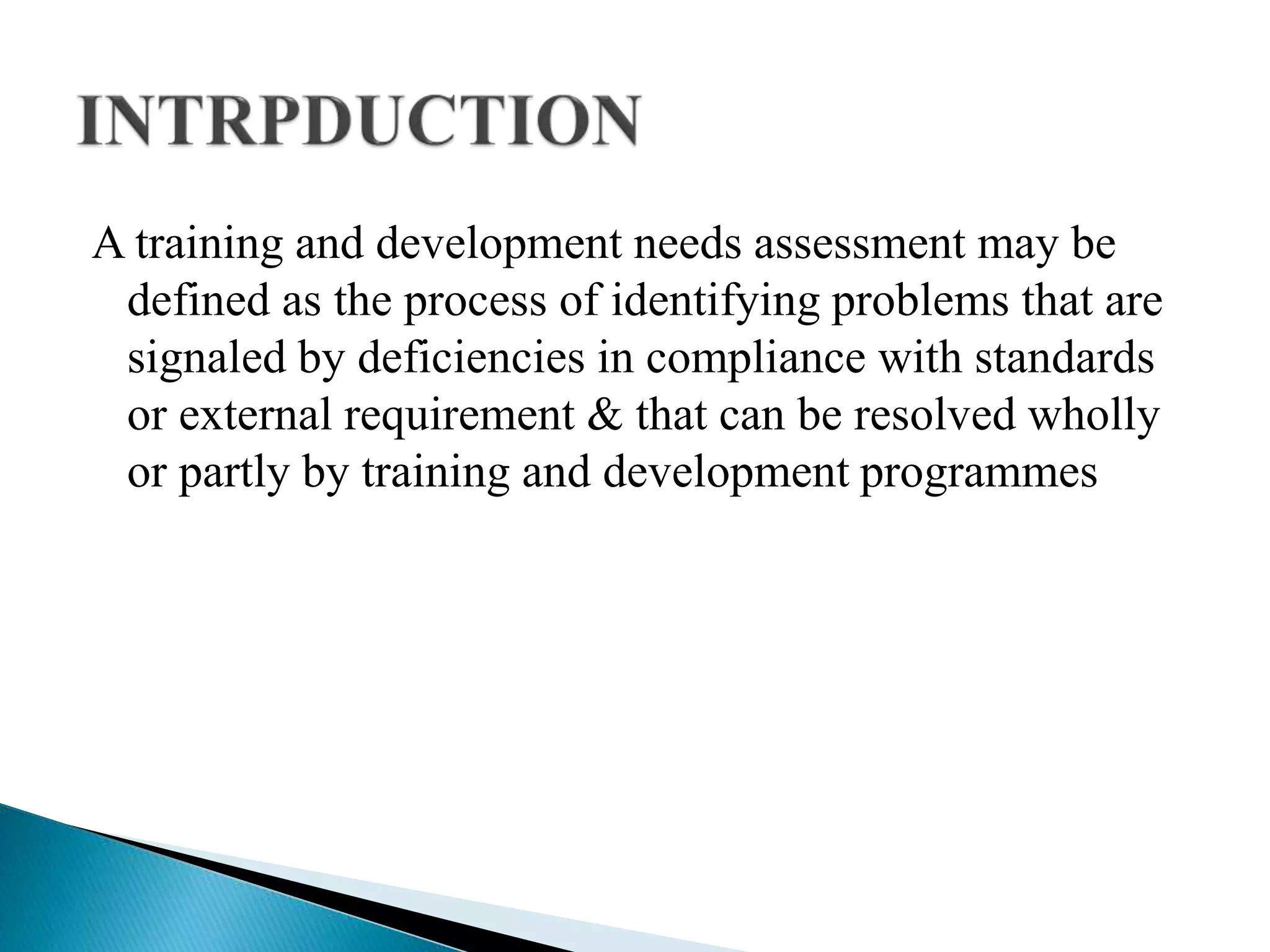 Training need identification | PPTX