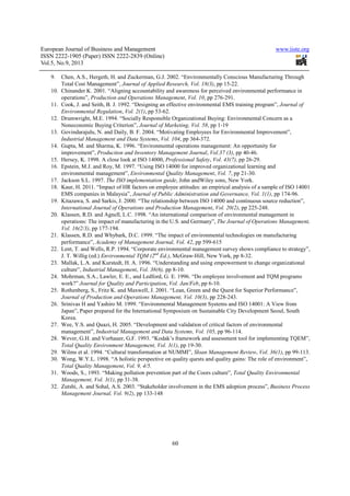 Human resource dimensions for environment management system | PDF ...