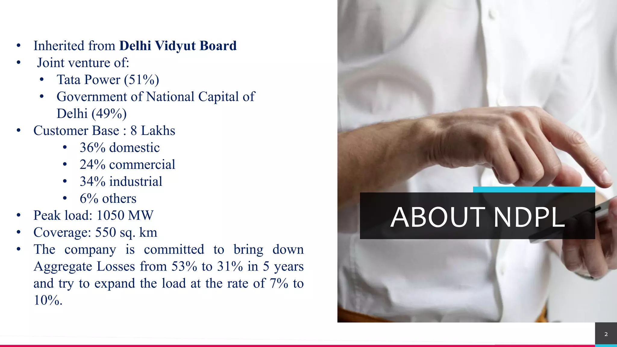Human resource driven turnaround at NDPL | PPT