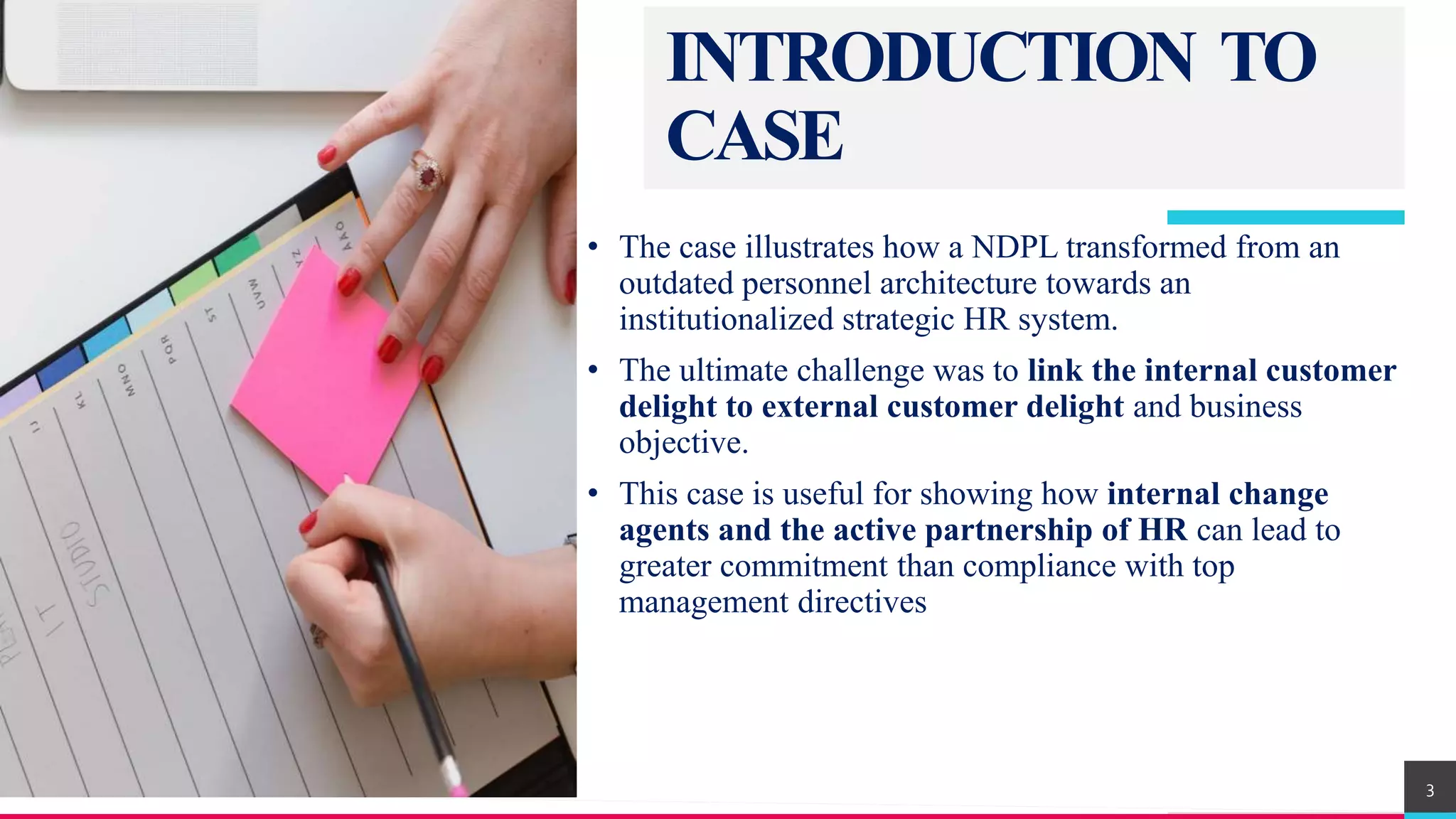 Human resource driven turnaround at NDPL | PPT