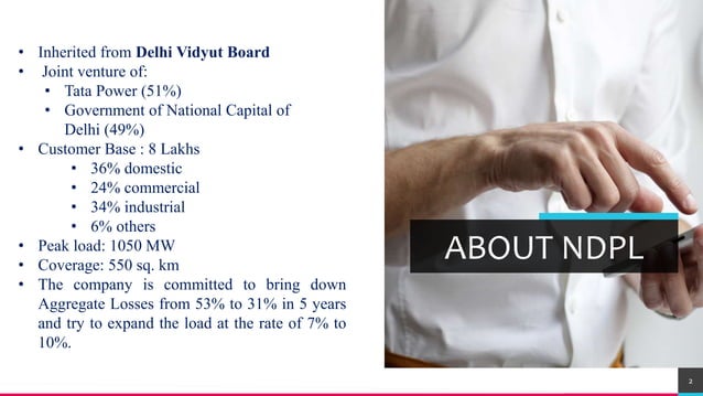 Human resource driven turnaround at NDPL | PPT