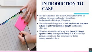 Human resource driven turnaround at NDPL | PPT