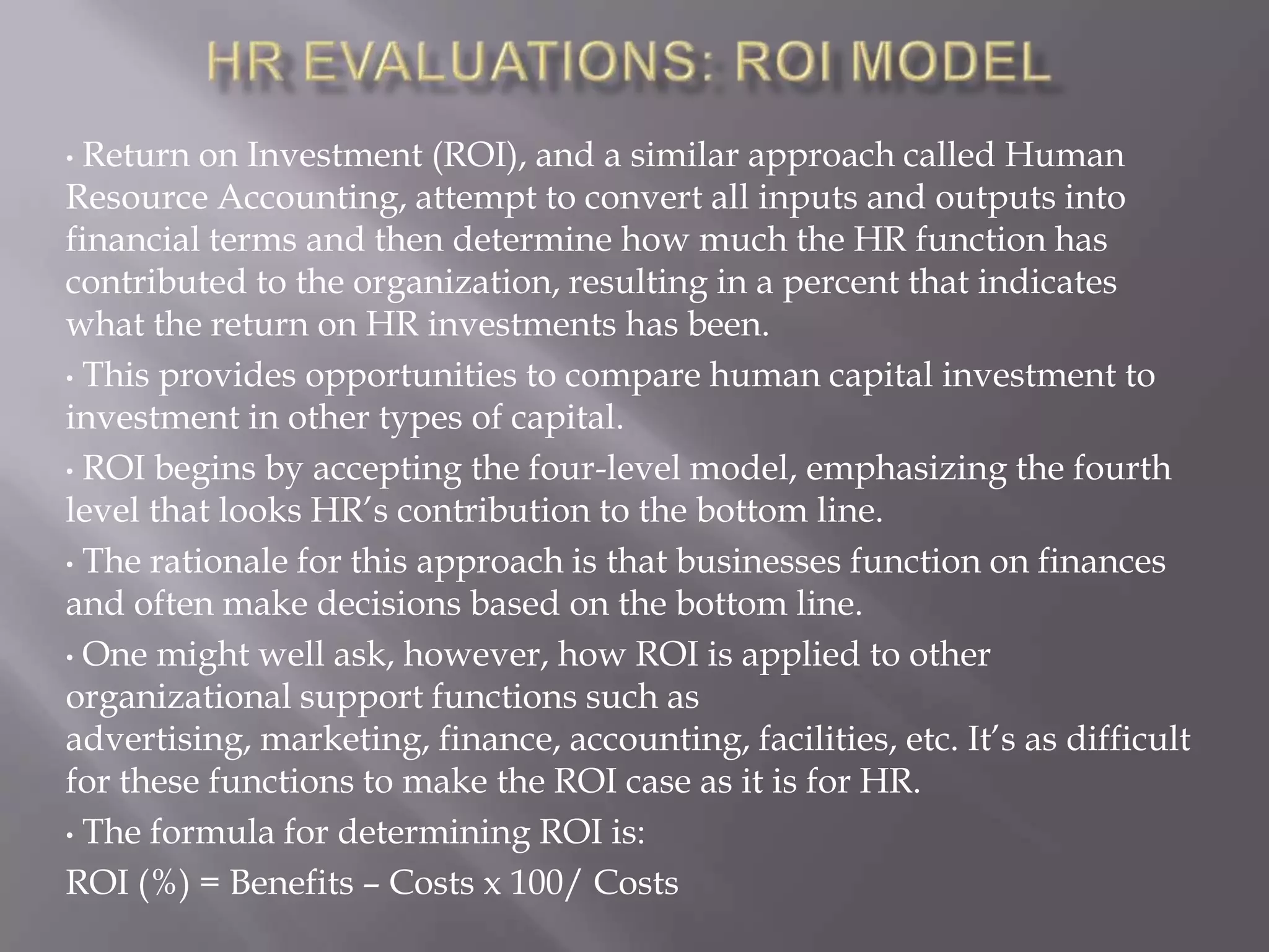 Human resource evaluation | PPTX