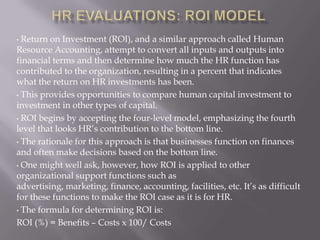 Human resource evaluation | PPTX