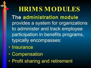 Human resource information management system new | PPT