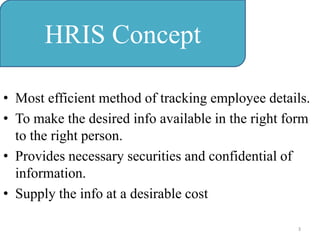 Human resource information system | PPTX