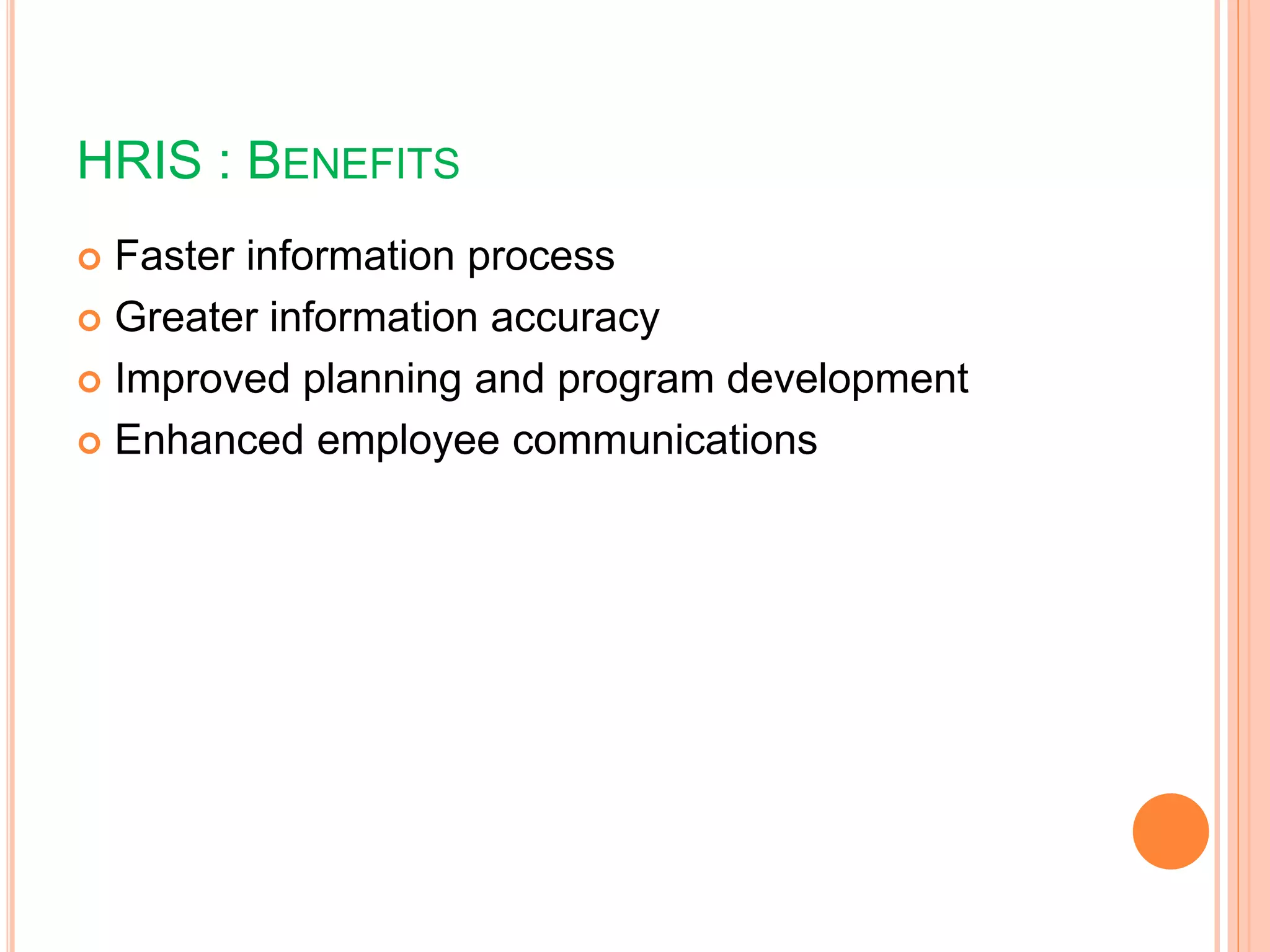 Human resource information system HIRS | PPTX