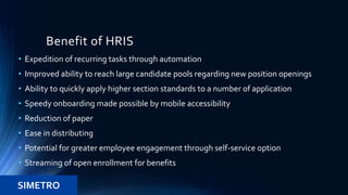 Human Resource Information System | PPT