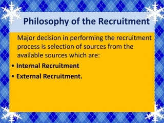 Human resource Recruitment and Selction | PPT