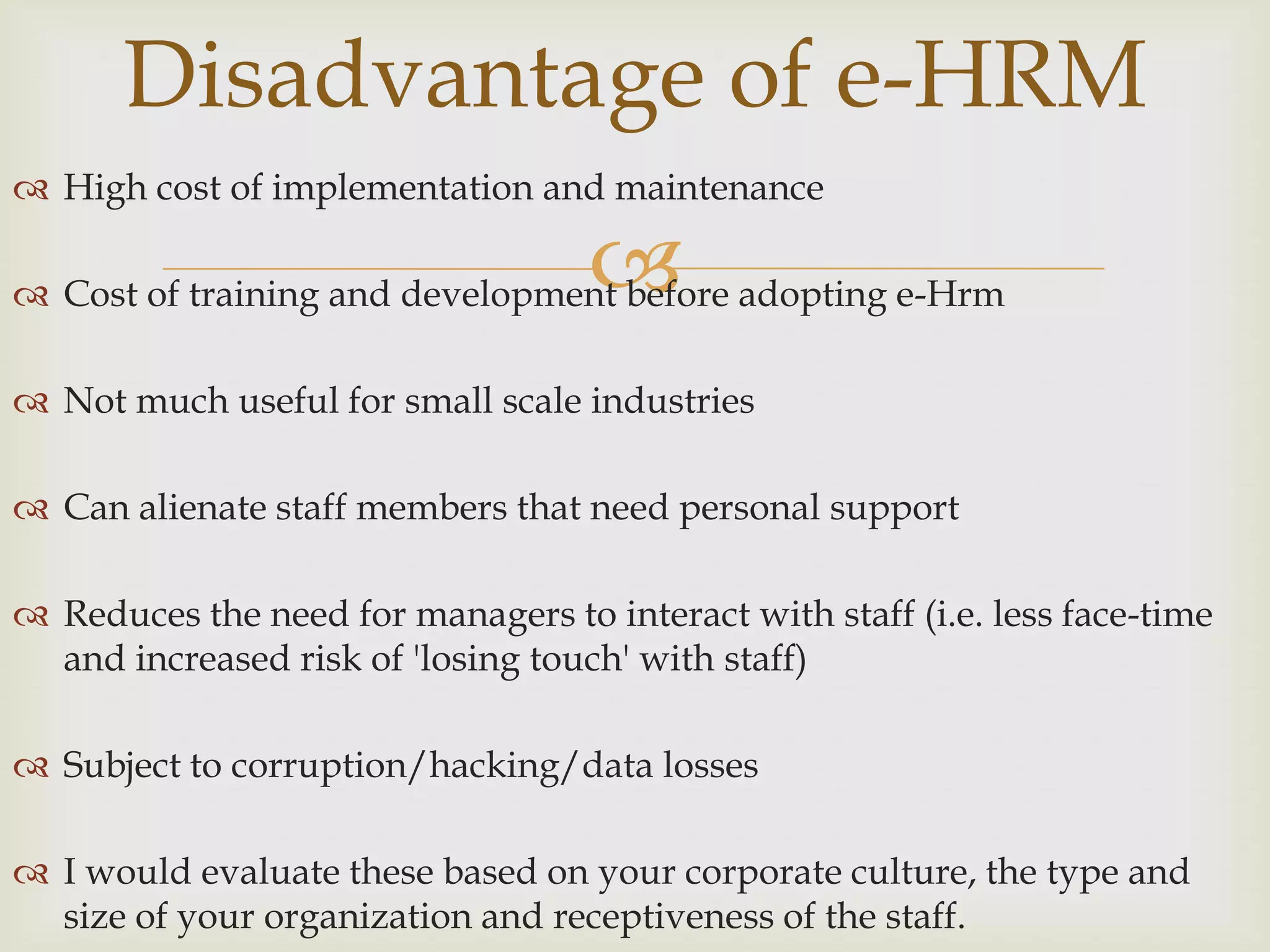 e-Human resource management | PPTX