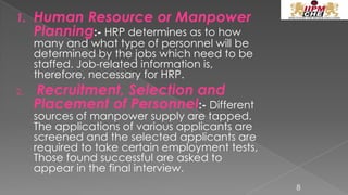Human Resource Management and its Objectives | PPTX