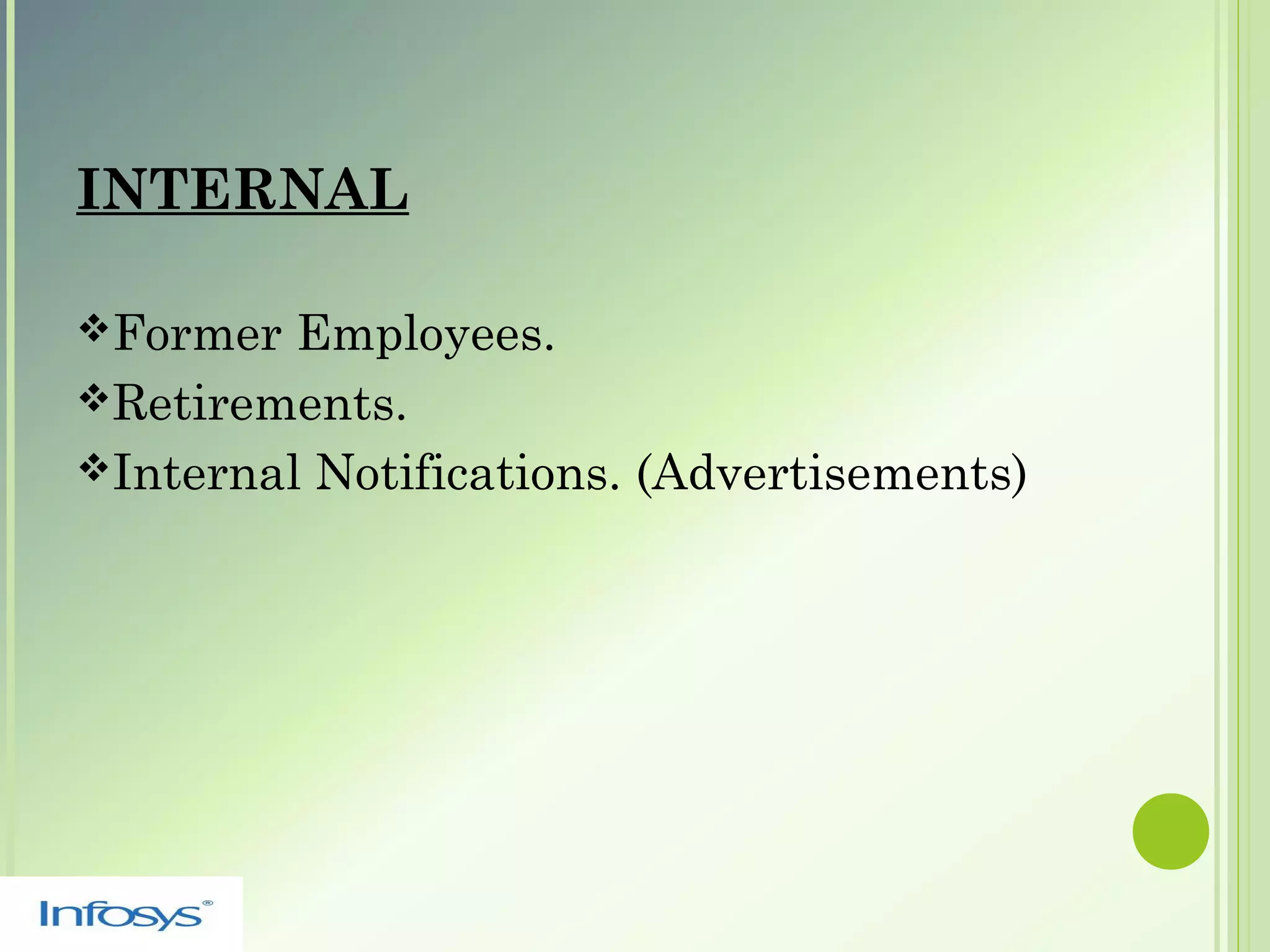 Human resource management of infosys | PPT