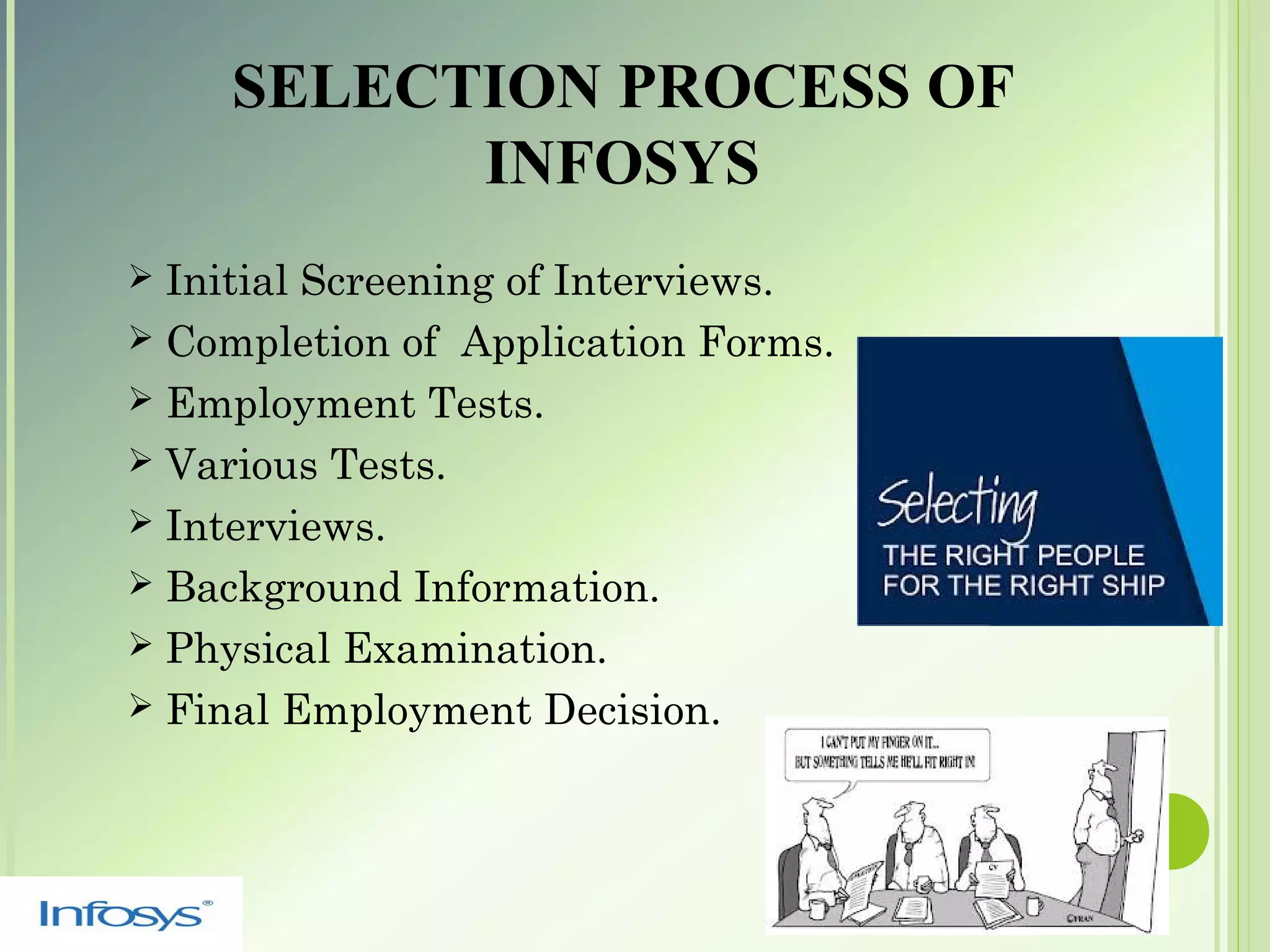 Human resource management of infosys | PPT
