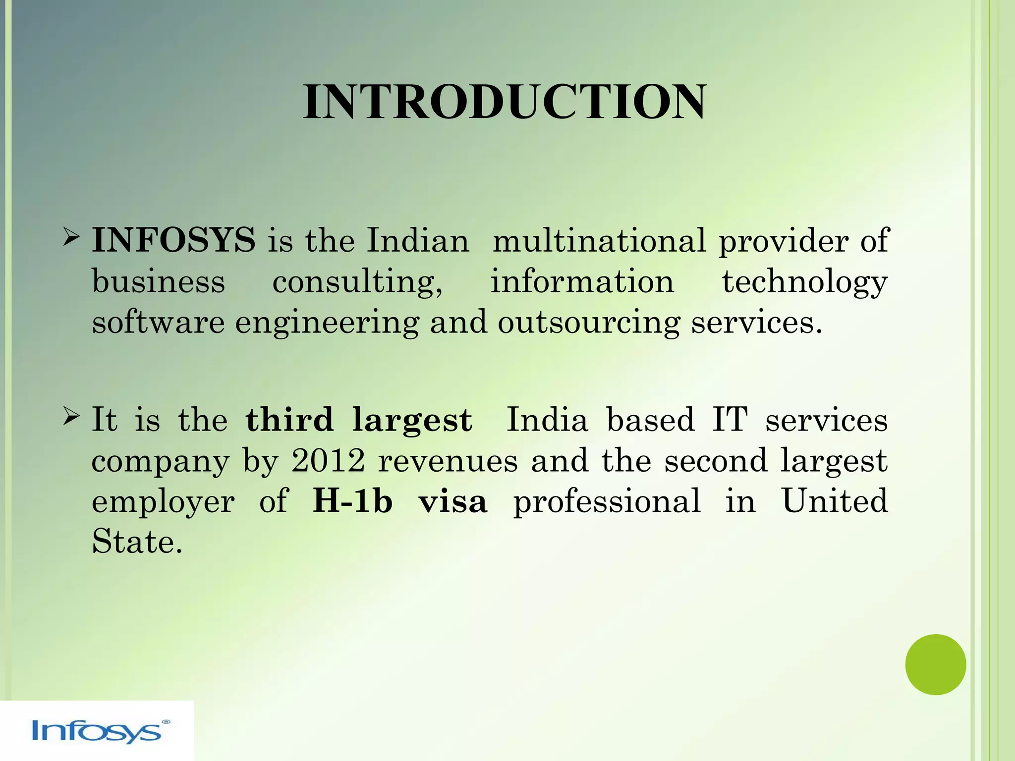 Human resource management of infosys | PPT