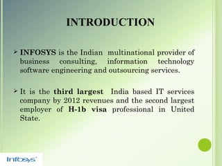 Human resource management of infosys | PPT