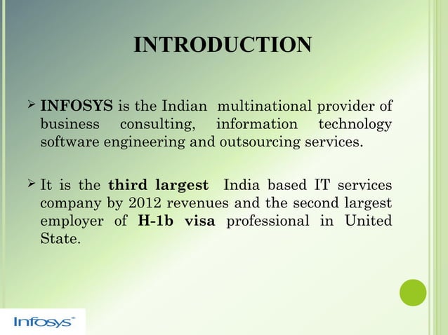 Human resource management of infosys | PPT