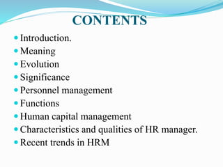 Human resource management | PPT