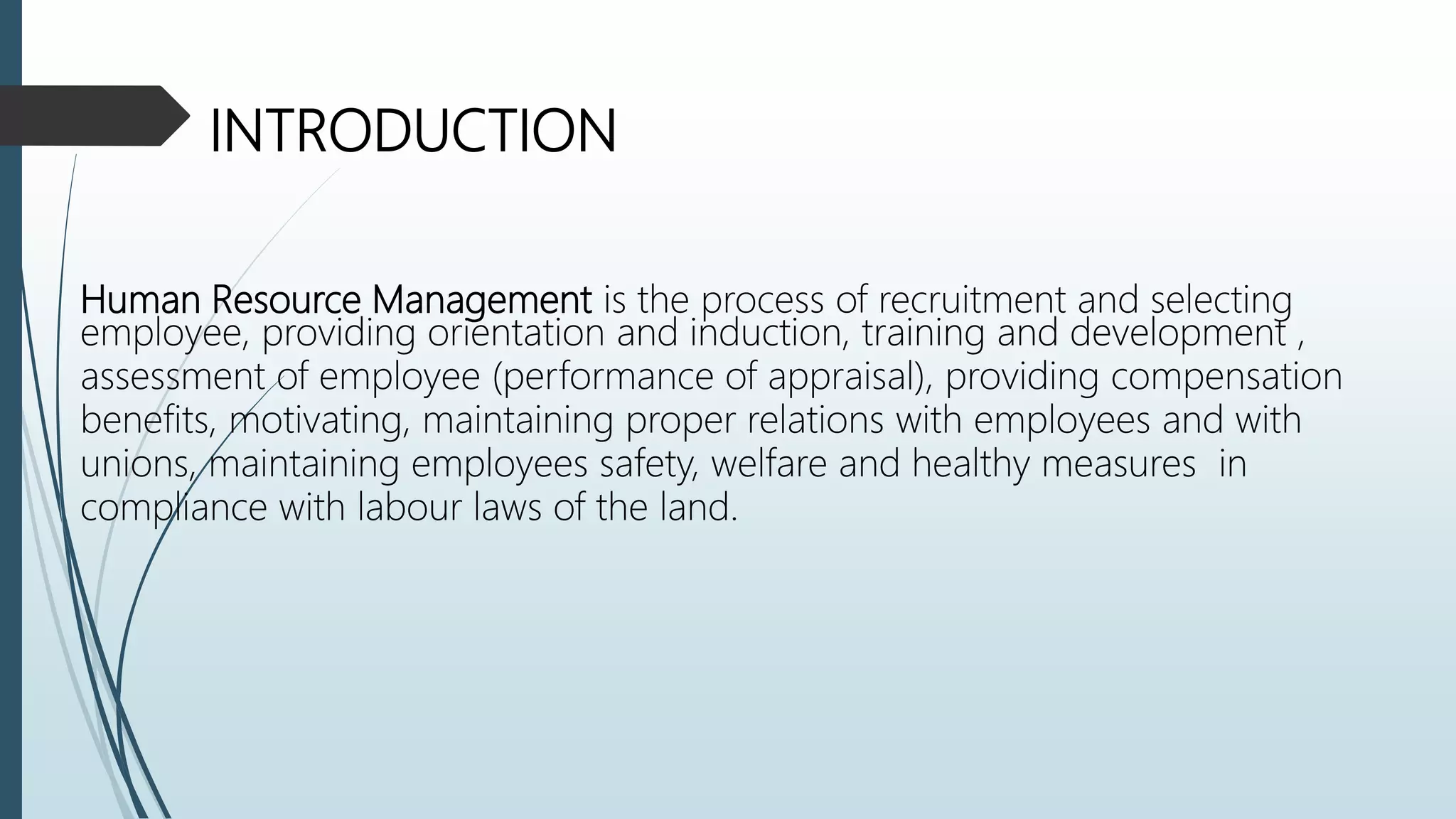 Human resource management | PPT